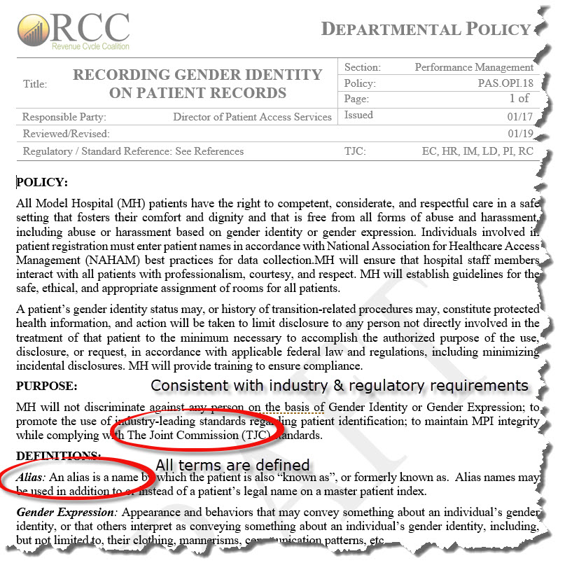 Revenue Cycle Policy & Procedure Manuals – Revenue Cycle Coalition